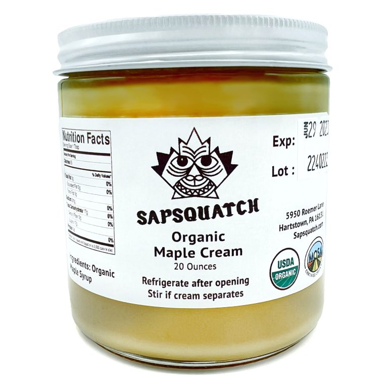 Organic Maple Cream – Sapsquatch Organic Maple Syrup
